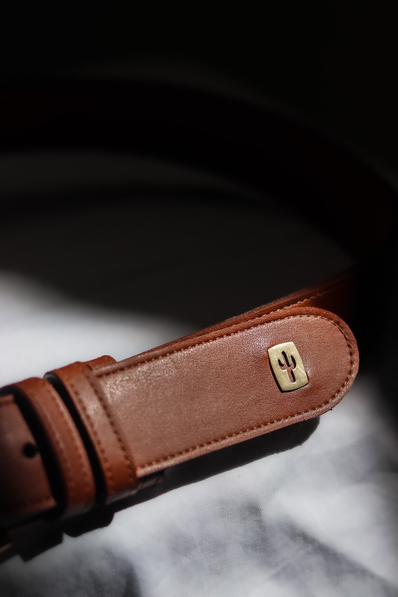 Vegan Cactus Leather Belt | Brown – Vegan Leather Co.