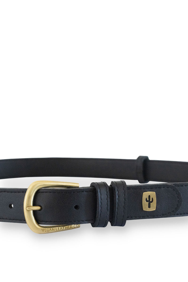 Vegan Cactus Leather Belt | Slim – Vegan Leather Co.